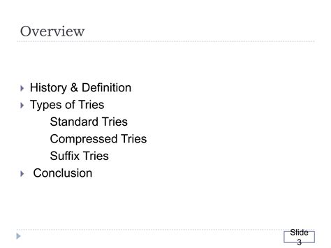 Data Structure Tries Pptx Programming Languages Computing