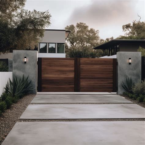 17 Inviting Driveway Gate Ideas Rhythm Of The Home