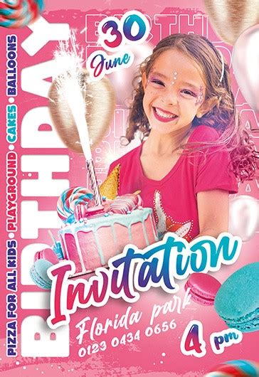 1000 Birthday Invitation Psd Templates Available For Free