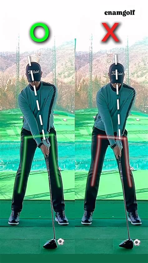 Eric Nam 남동현 프로 🎈check Point🎈 Swing Fault 리버스 스파인 앵글은 상체가 왼쪽으로 뒤집히는 현상입니다 リバーススパインアングルは上体