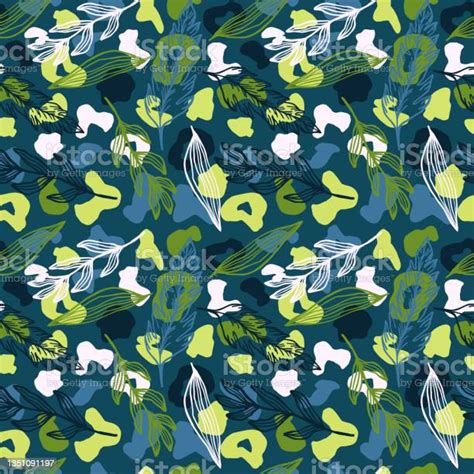 추상 윤곽잎과 표범 피부 원활한 패턴 창조적 인 열대 콜라주 벽지 연속무늬에 대한 스톡 벡터 아트 및 기타 이미지 연속무늬 표범 꽃 식물 Istock