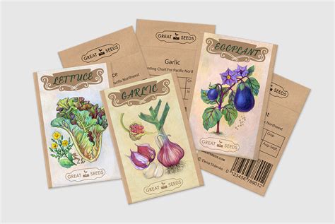 Seed Package Design Behance
