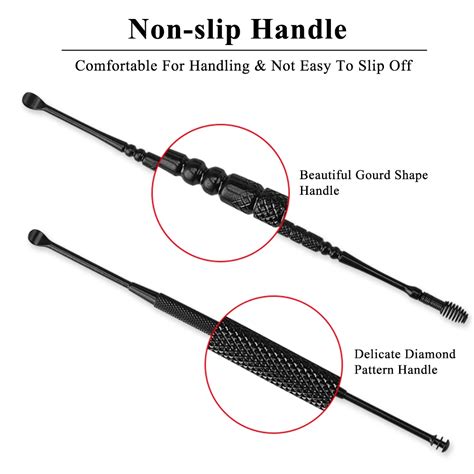 Набор ложек для ушей из нержавеющей стали вращающаяся спиральная ложка двойные уши инструмент