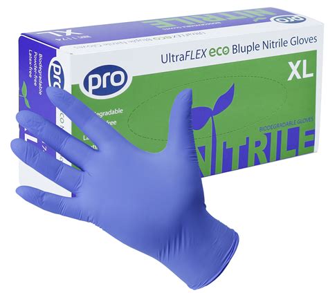 Biodegradable Nitrile Gloves Box Of 100 Green My Business