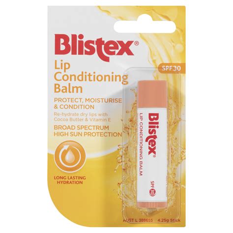 Blistex Lip Conditioner Stick Spf 30 And Long Lasting Protection