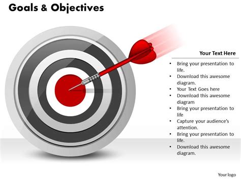 Goals And Objectives Powerpoint Template Slide PowerPoint Slide Images PPT Design Templates