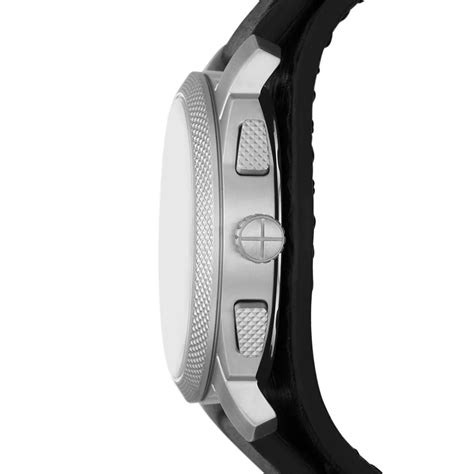 Reloj Machine Cron Grafo De Cuero Litehide Fossil