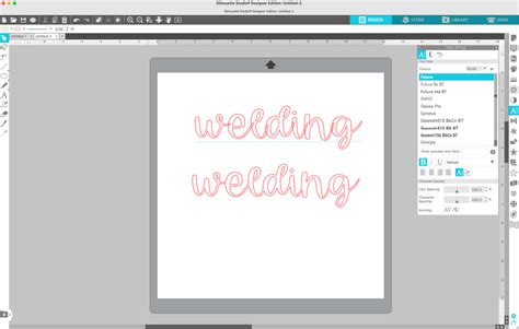 Intermediate Video How To Cut Script Fonts Without Welding Silhouette U