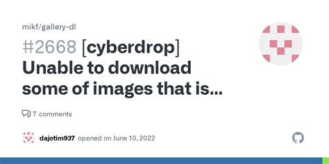 Cyberdrop Unable To Download Some Of Images That Is There · Issue 2668 · Mikfgallery Dl