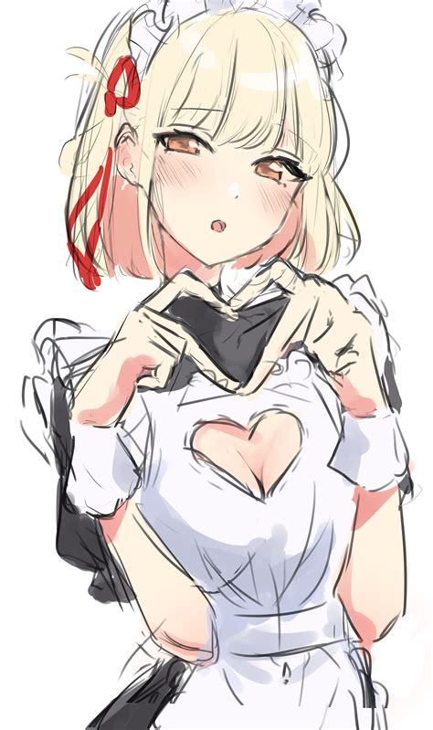 Submaro Nishikigi Chisato Lycoris Recoil Absurdres Highres 1girl