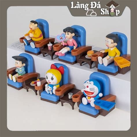 Figure Anime Manga Doremon Smart Robot Cat Model 2 Doremon And His Friends Watching The