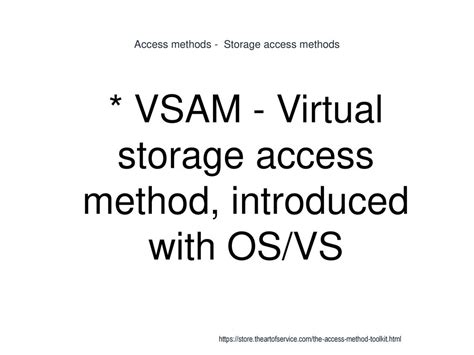 access method ppt download