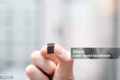 젊은 남자는 그의 손에 작은 메모리 카드를 들고 텍스트 공간 Usb 메모리에 대한 스톡 사진 및 기타 이미지 Usb 메모리 가상현실 감시 Istock