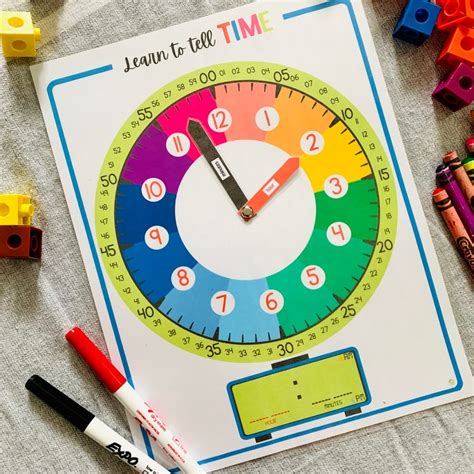 Clock Toy Learning Etsy