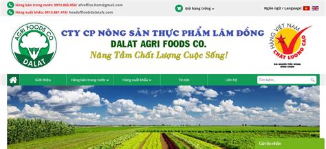 Top công ty xuất nhập khẩu nông sản uy tín ở Đà Lạt