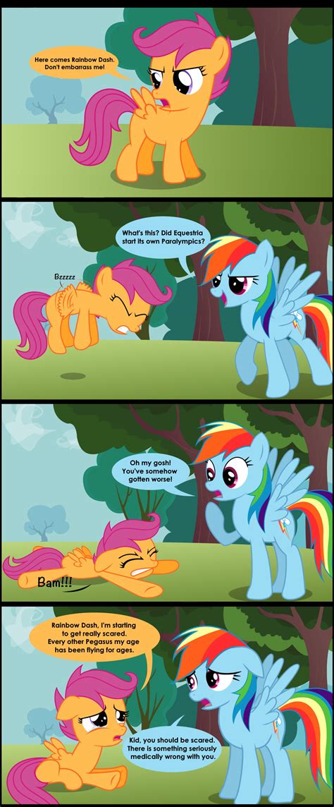 Scootaloo And Rainbow Dash Comic Scootaloo And Rainbow Dash Comic
