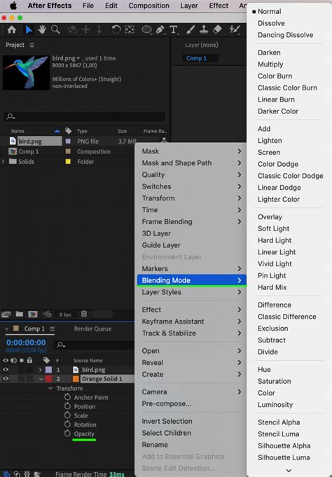 How To Change Color Of Solid In After Effects Aejuice