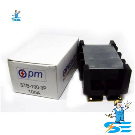 Jual Terminal Block Blok Stb 100a 3p Merk Pm Jakarta Pusat Sarana Elektrikal Tokopedia