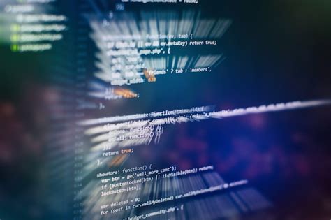 Uso De Css Javascript Y Html Supervisar El Primer Plano Del Código