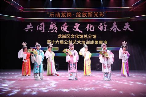共同感受文化的春天！第十六届龙岗区文化馆总分馆公益艺术培训成果展演亮相龙岗新闻网