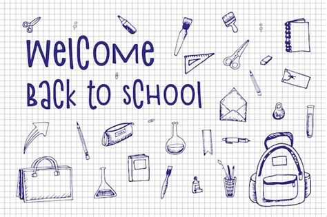 Premium Vector Seamless Pattern Outline Style History Science Icons Courses Online Education