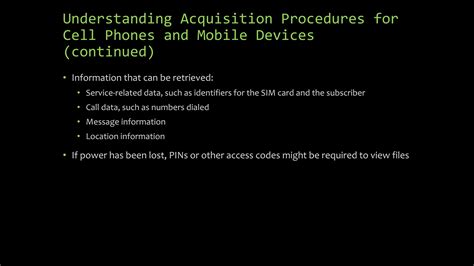 Mobile Forensics And Investigation Android Forensics Pptx Operating Systems Computer