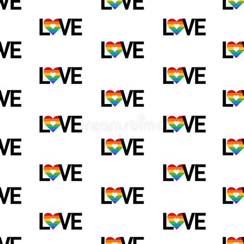 Pride Seamless Pattern Background Stock Vector Illustration Of