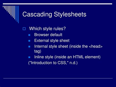 Ppt Css Cascading Style Sheets Powerpoint Presentation Free