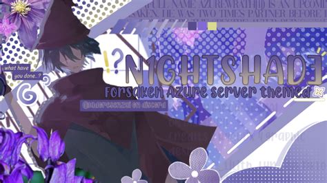 Azure Roblox Forsaken Themed Discord Banner Gfx Banner Azure Roblox