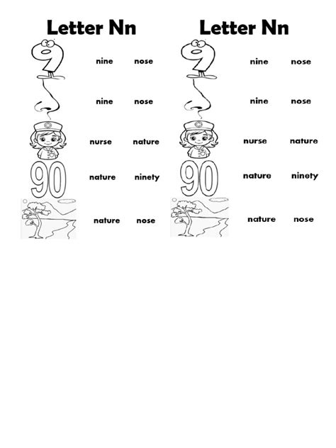 Letter Nn Pdf