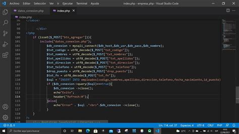 Clase 4 PHP Formulario PHP Conexión a Mysql e Insert SQL YouTube