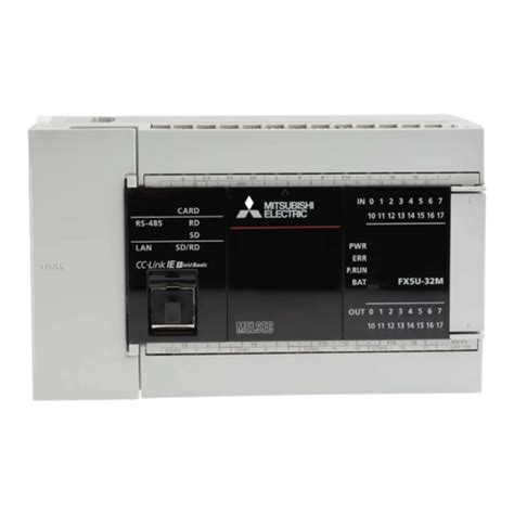 MITSUBISHI ELECTRIC MELSEC IQ F FX5 USER MANUAL Pdf Download ManualsLib