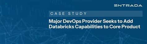 Case Study Major Devops Provider Seeks To Add Databricks Capabilities