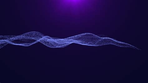 Abstract Colorful Dynamic Futuristic Particles Wave Background Futuristic Glowing Particles