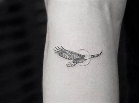 Minimalist Simple Eagle Tattoo