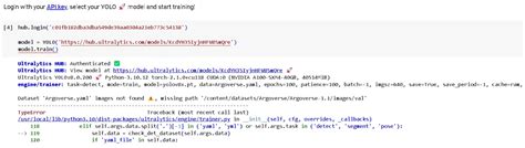 Argoverse Dataset Yaml File Missing Error · Issue 446 · Ultralytics