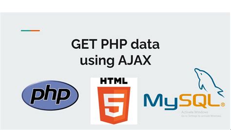 How To Send Asynchronous Request To Php Get Mysql Data Using Ajax