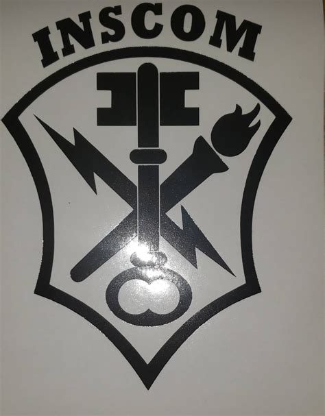 Inscom Us Army Intelligence Command Decal Etsy