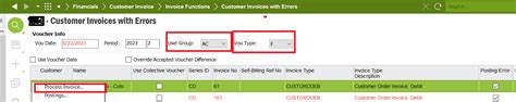 Customer Credit Invoice With Errors IFS Community