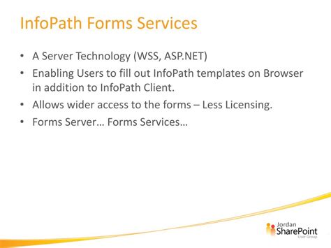 Ppt Understanding Infopath Forms Services Powerpoint Presentation Free Download Id 2842379