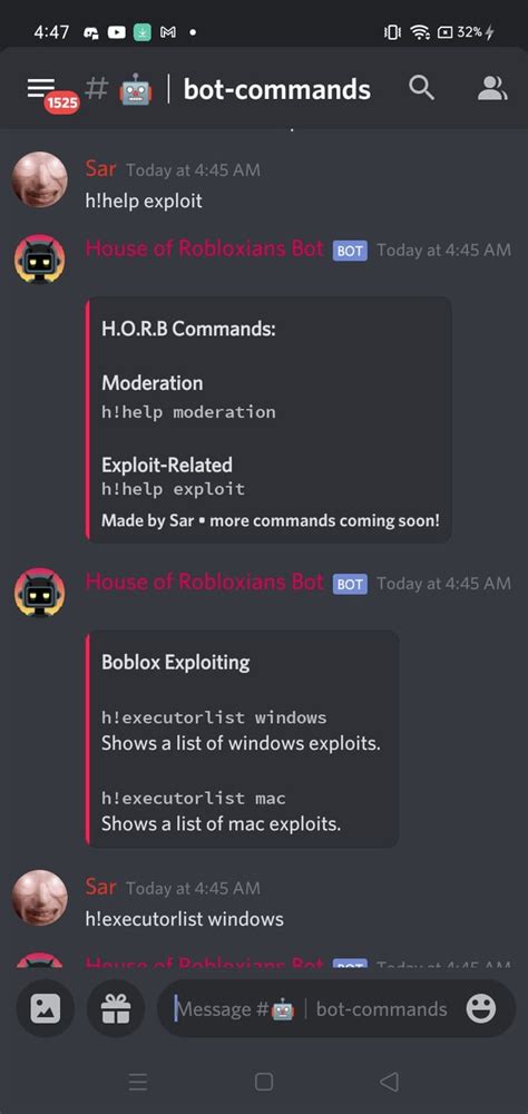 A Discord Bot Based On Exploiting Roblox Rrobloxexploiting