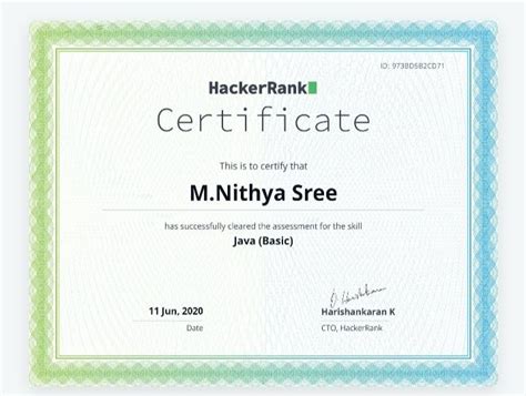 Nithya Sree M On Linkedin Java