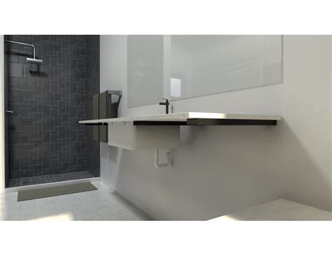 The Original Granite Bracket Original Free Floating Vanity Bracket® 24 Wayfair