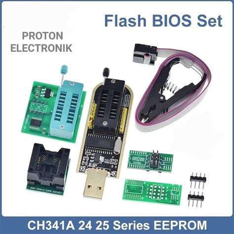 complete package bios ic flash tool ch341 ch341a usb programmer bios