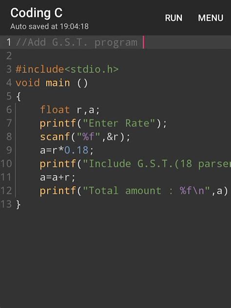 C Program Add Gst Trending Viral Coading Akashbhi
