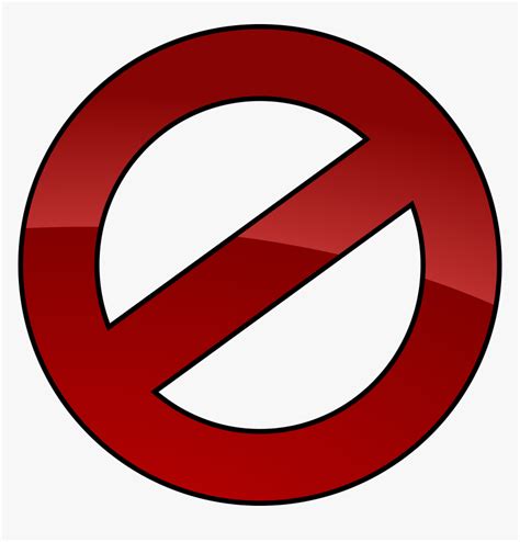 Free Vector Denied Ghostbusters Logo Without Ghost Hd Png Download