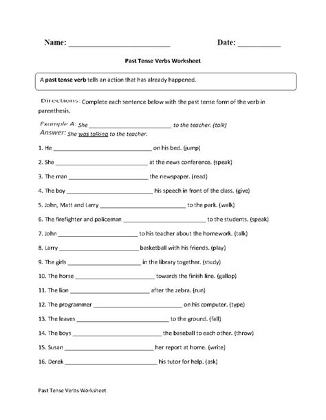 7th Grade Subject And Verb Worksheet