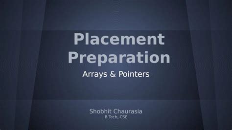 PPTX Lecture 2 Arrays And Pointers DOKUMEN TIPS