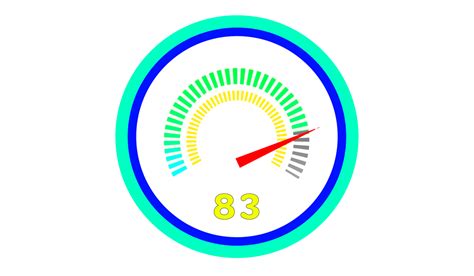Abstract Digital Speed Meter 33164097 Png