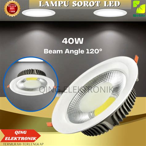 Jual Lampu Sorot Cob Spotlight Led Lampu Led Ceiling Cob Lampu Plafon Rumah Spot Light W